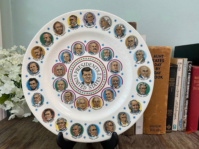 Midcentury Presidents Plate – Duckwells