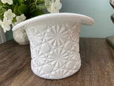 Vintage Large Milk Glass Hat by Fenton – Duckwells