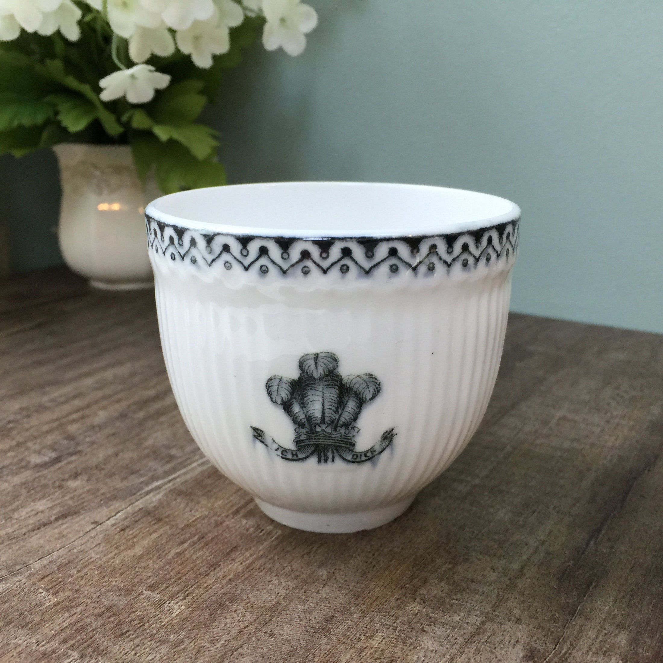 Antique English Royalty Cup, Prince and Princess – Duckwells