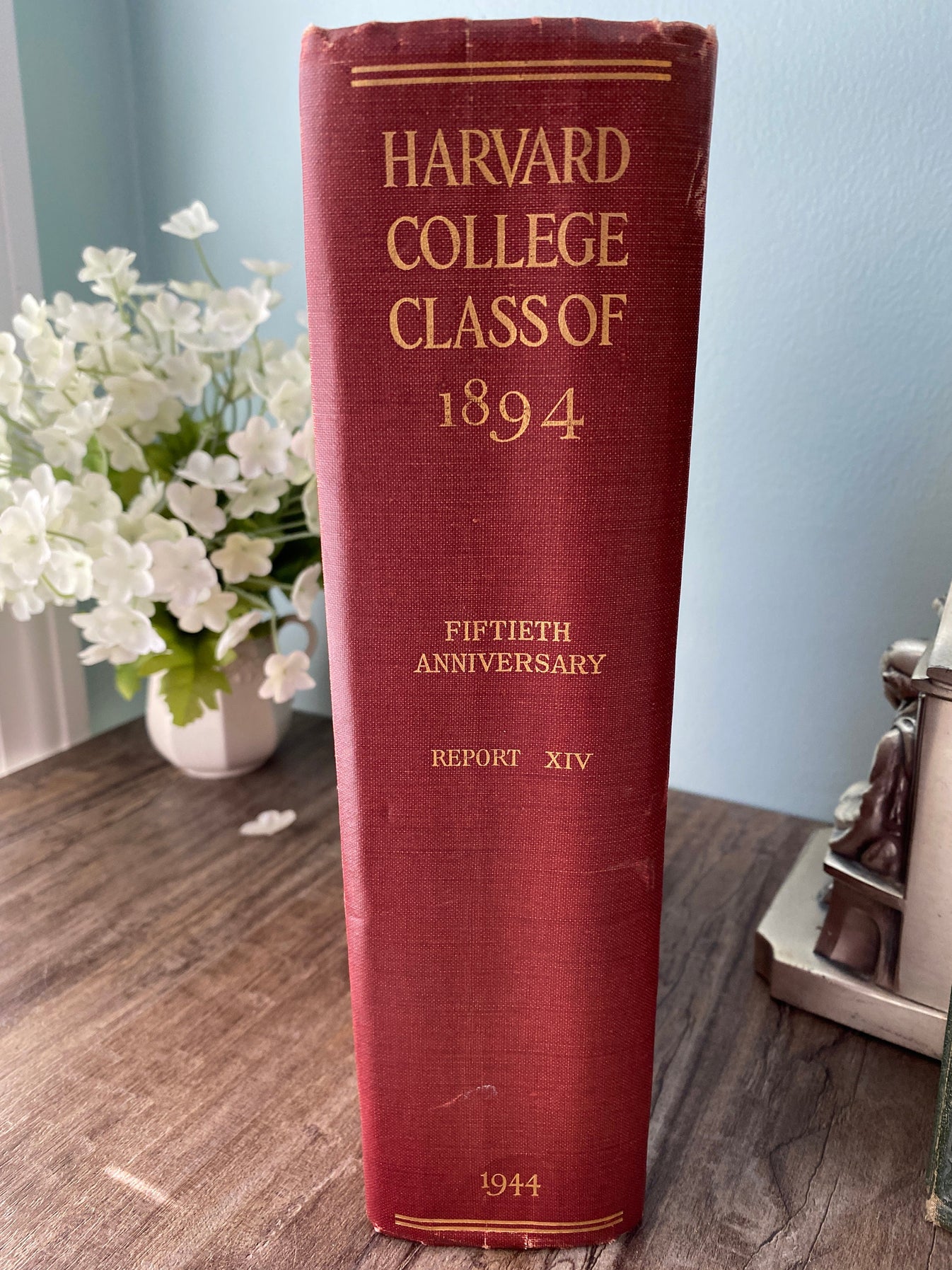 Vintage Book, Harvard College Class of 1894 Fiftieth Anniversary Repor ...